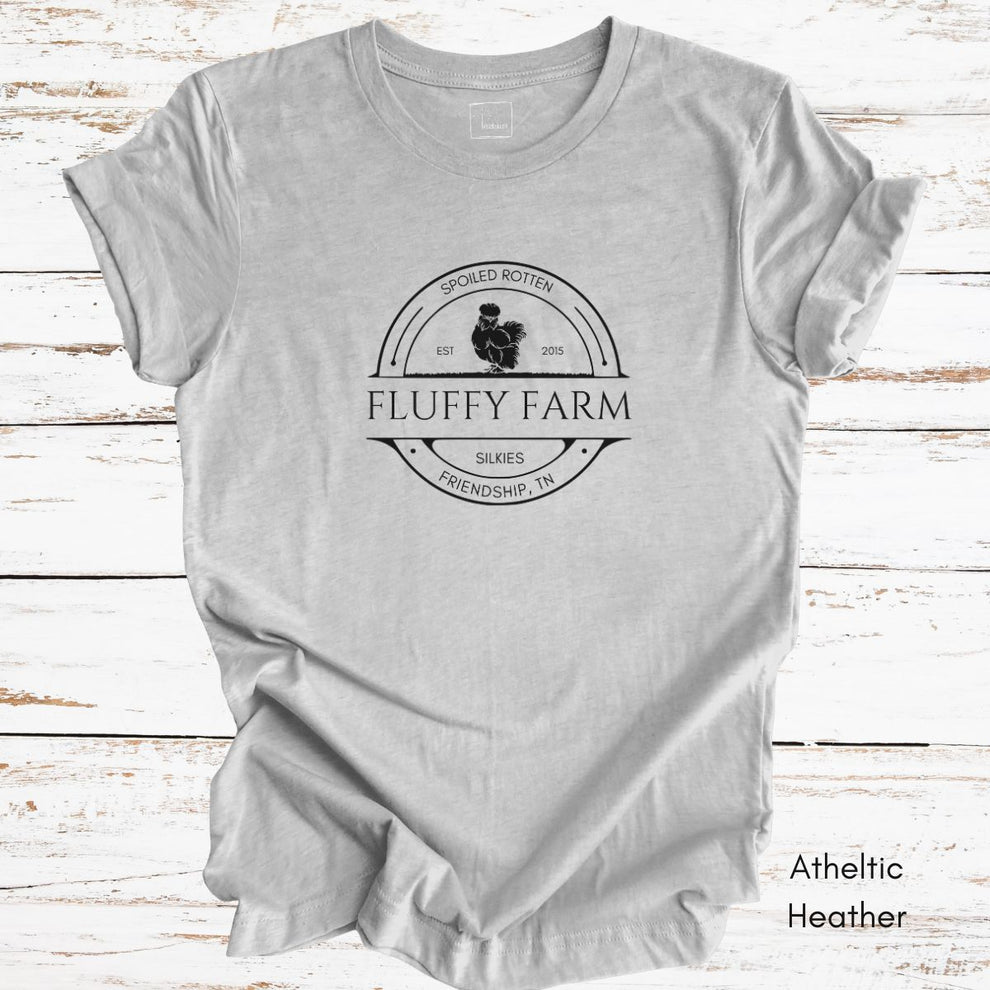 CUSTOM Silkie Chicken Farm Light Weight Unisex Jersey T-shirt – fiddlebok