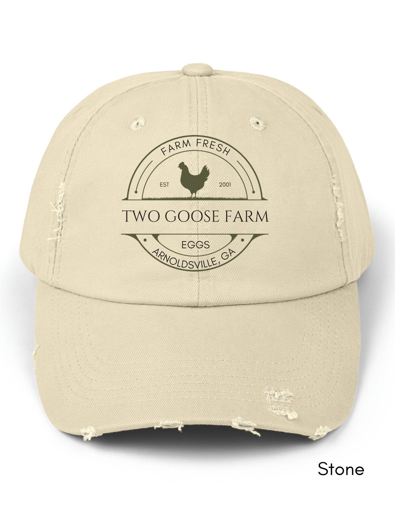 Custom Egg Farm Unisex Distressed Cotton Twill Baseball Hat – fiddlebok